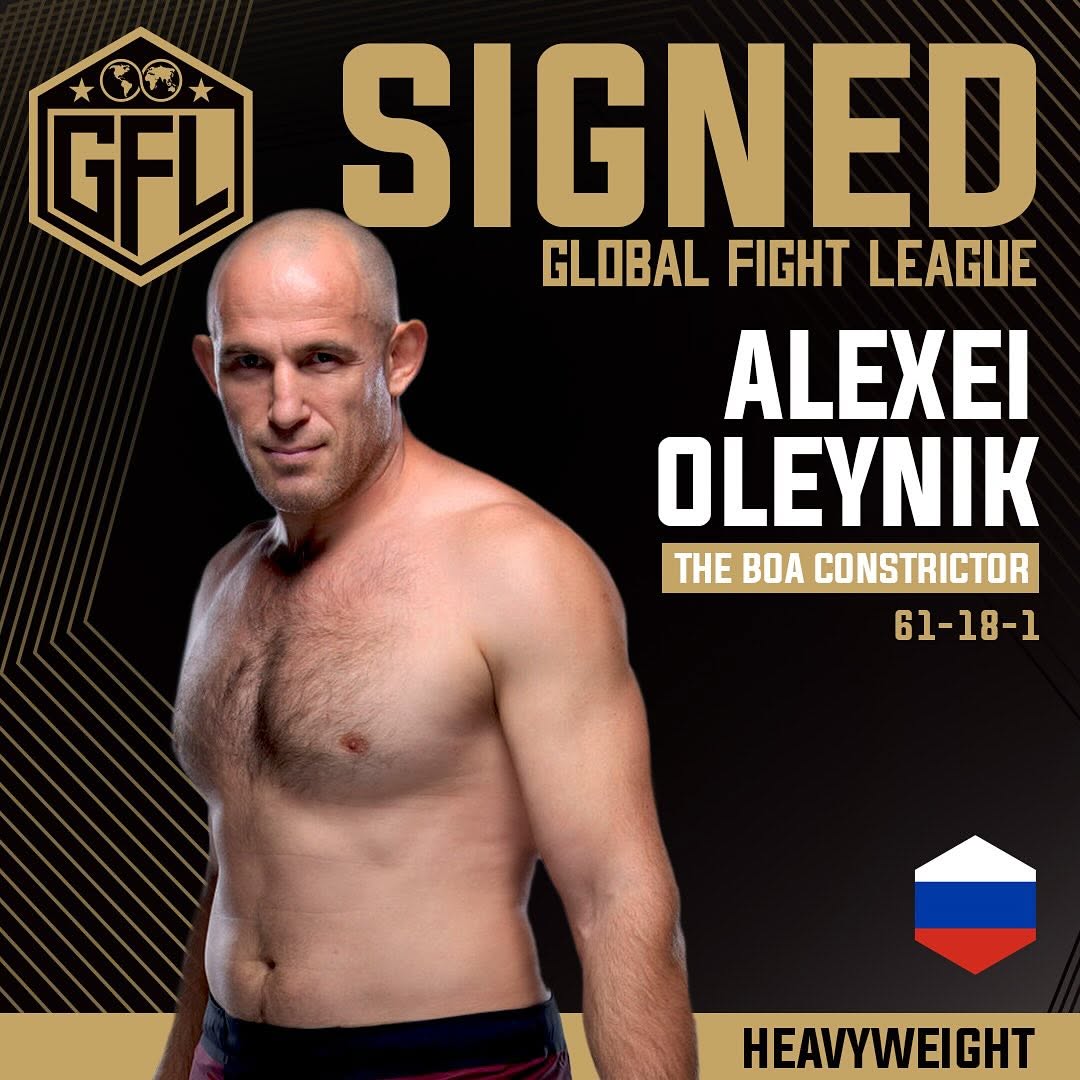 Alexey Oleynik Signed to Global Fight League